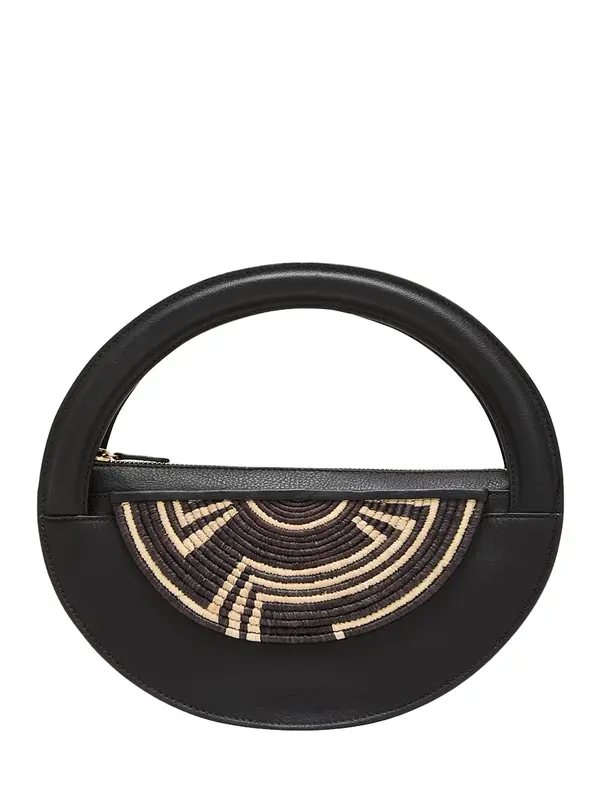 EILAF Medani Leather Crossbody Bag - Black
