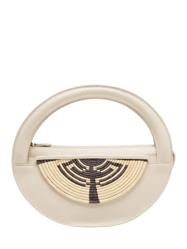 EILAF Medani Leather Crossbody Bag - Lamb Cream