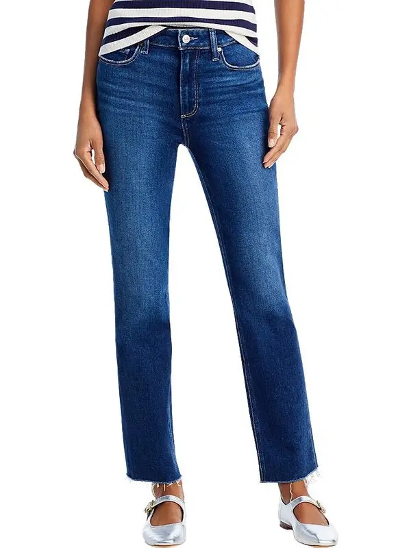 Paige Cindy High-rise Straight Jeans - Foreign Film