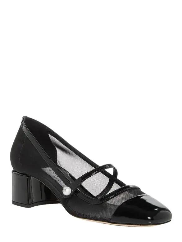 JIMMY CHOO - Elisa 45 Block Heel Mary Jane Pumps
