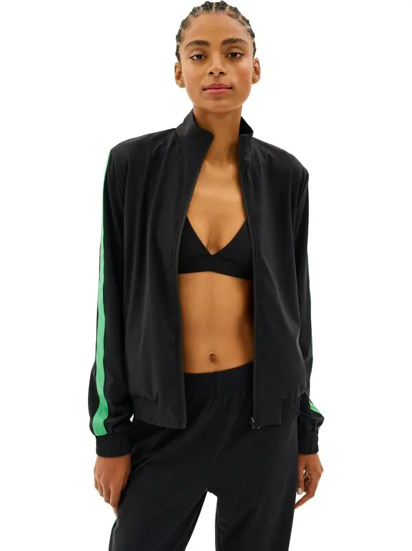 Splits59 Max Rigor Track Jacket - Black/grass