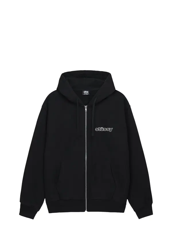 StÜssy Ss-link Zip Hoodie - Black