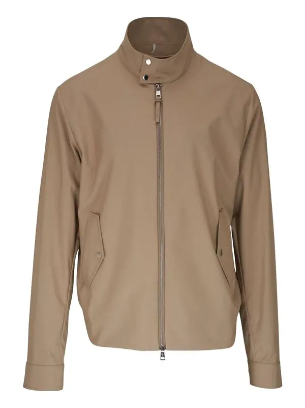 Moncler Coated Zip-front Jacket - Neutrals