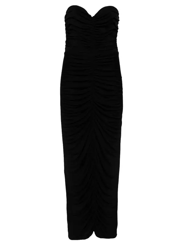 Costarellos Aveline Strapless Midi Dress - Black