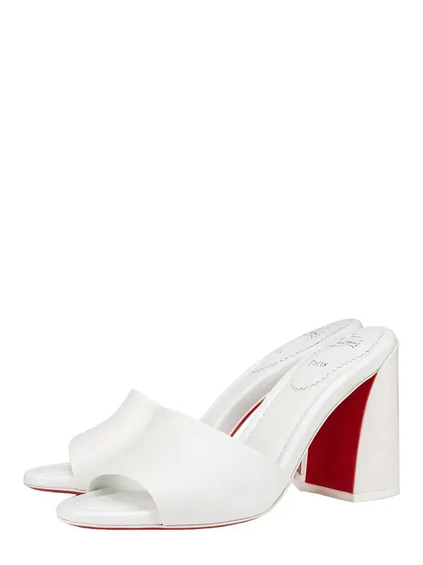 CHRISTIAN LOUBOUTIN Jane Slide Sandal - White