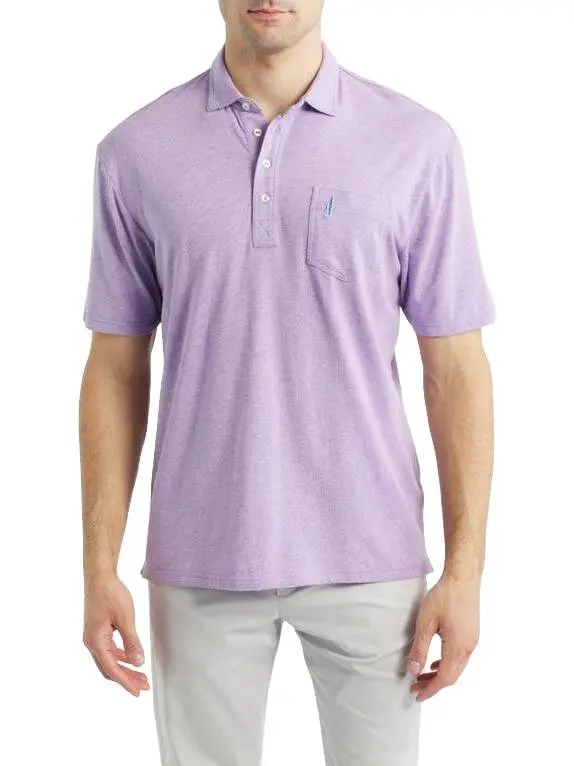 Johnnie-o Heathered Original 2.0 Regular Fit Polo - Aviation