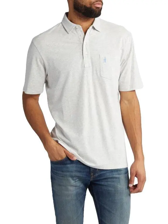 Johnnie-o Heathered Original 2.0 Regular Fit Polo - Heather Gr