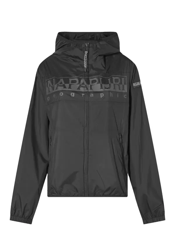 NAPAPIJRI Rainforest Windbreaker Jacket - Black