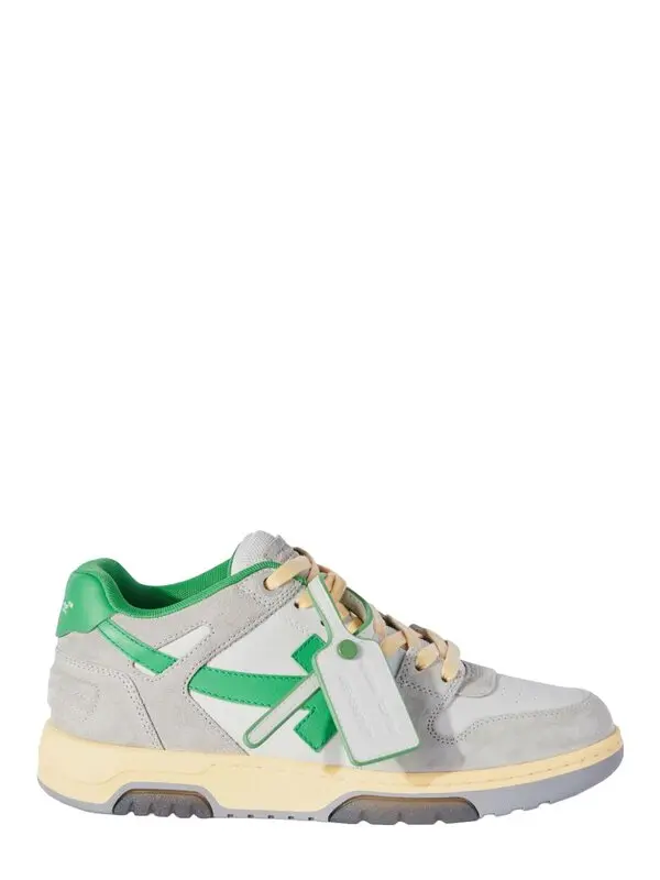Off-White Out Of Office Colour-block Sneakers - Grey