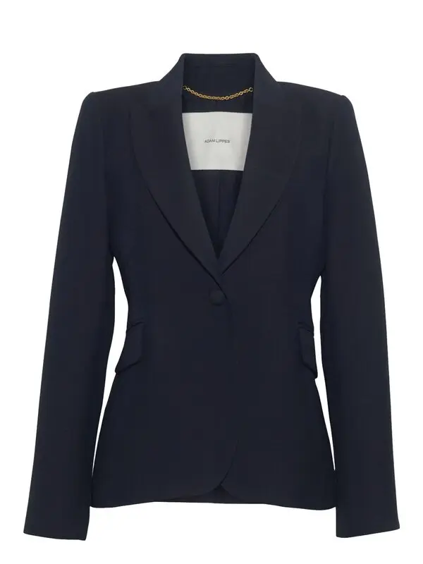 Adam Lippes Single-breasted Tuxedo Blazer - Black