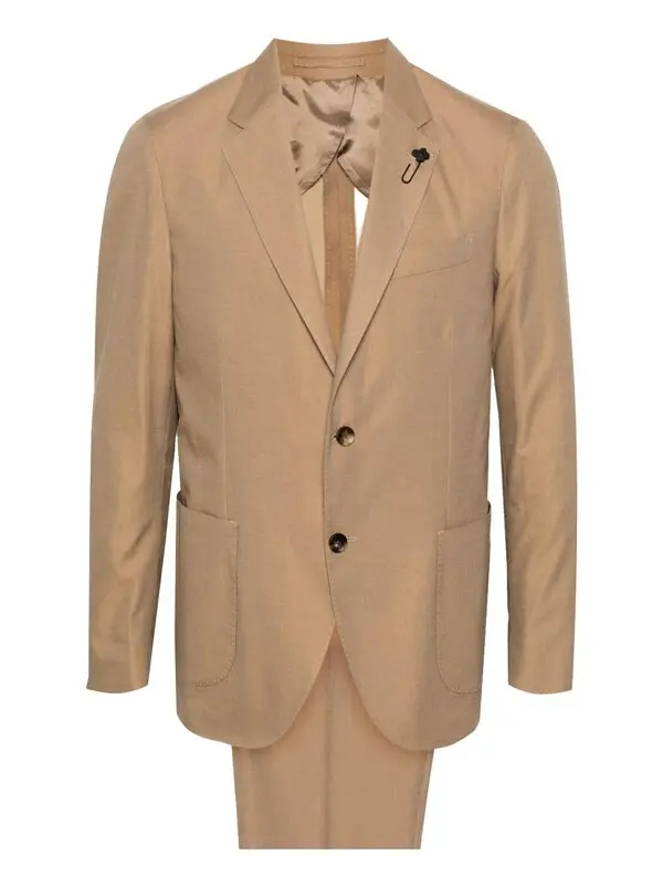 LARDINI Single-breasted Suit - Neutrals