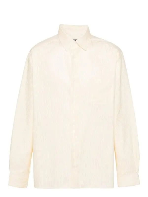 A.p.c. Malo Striped Shirt - Yellow