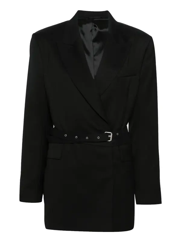 Acne Studios Double-breasted Blazer - Black