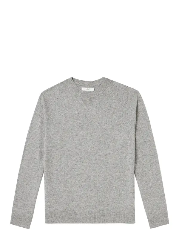 Mr P. Wool And Cashmere-blend Sweater - Gray