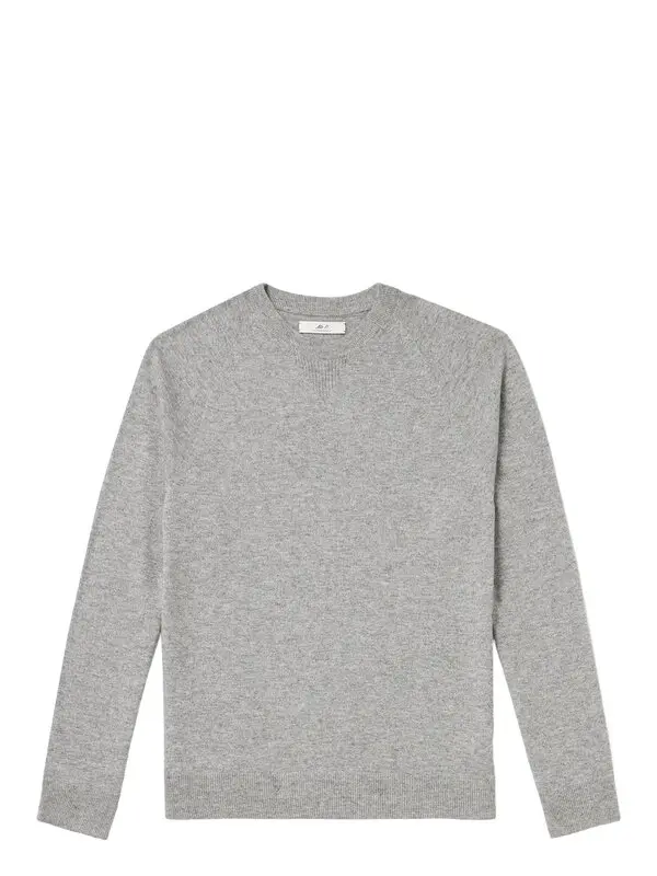 Mr P. Wool And Cashmere-blend Sweater - Gray