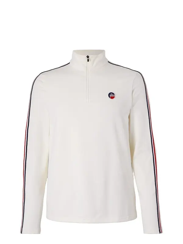 Fusalp Mario Iii Logo-appliquéd Stretch-jersey Base Layer - White