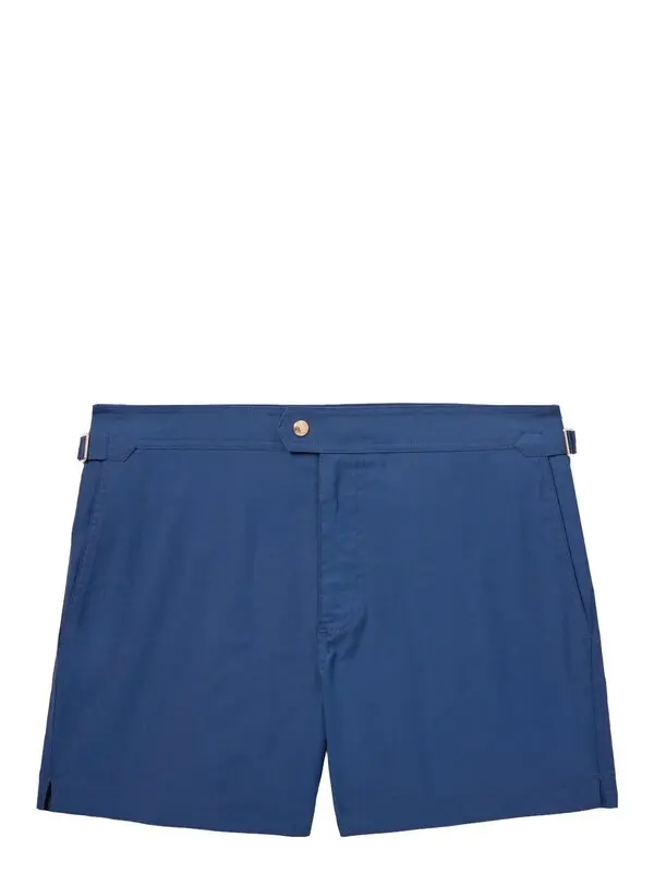 TOM FORD Slim-fit Short-length Swim Shorts - Blue