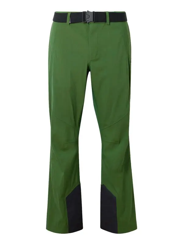 Loro Piana Straight-leg Wool-blend Ski Pants - Green