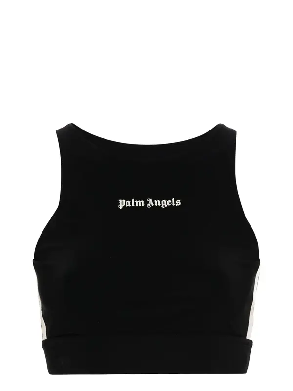 Palm Angels Logo-print Performance Top - White