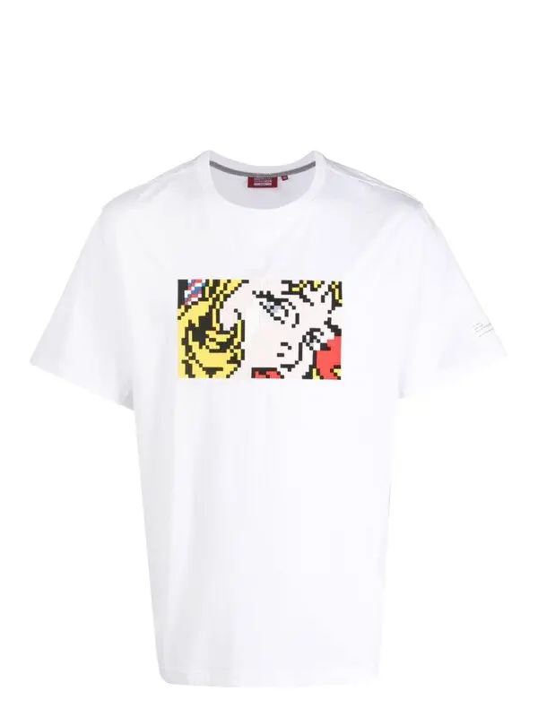 MOSTLY HEARD RARELY SEEN The Glare Cotton T-shirt - White
