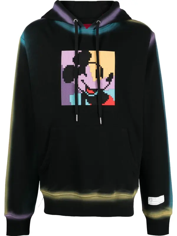 MOSTLY HEARD RARELY SEEN Legendary Mouse Graphic-print Cotton Hoodie - Black