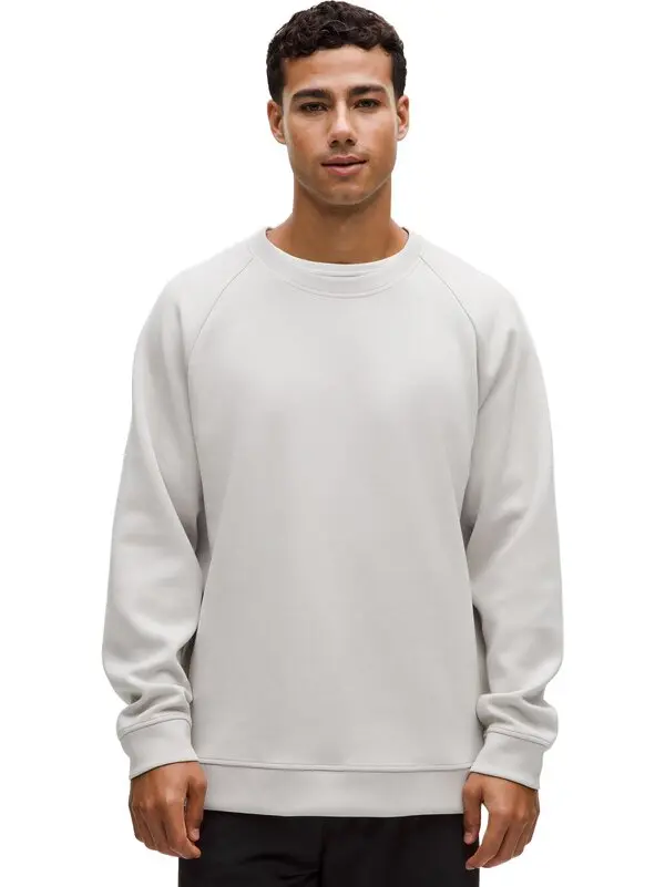 Lululemon Smooth Spacer Classic-fit Crewneck - Dove Grey