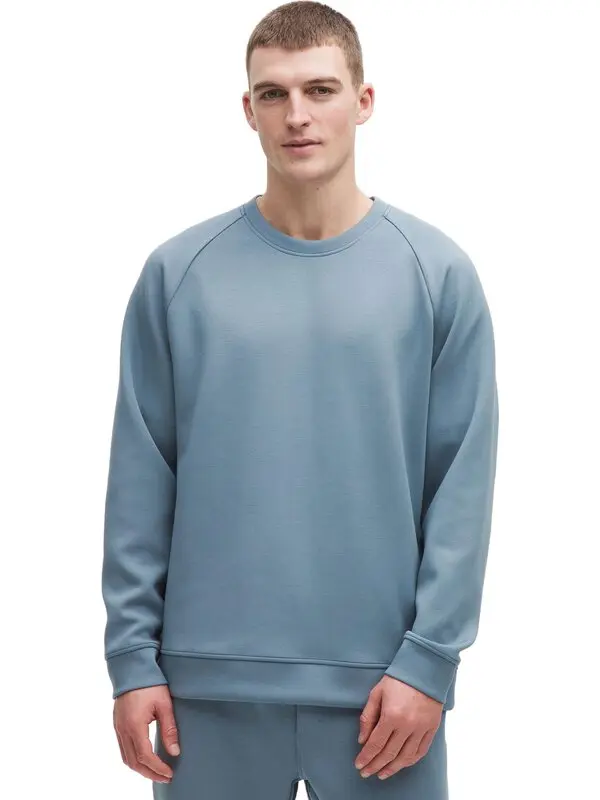 Lululemon Smooth Spacer Classic-fit Crewneck - Steel Blue