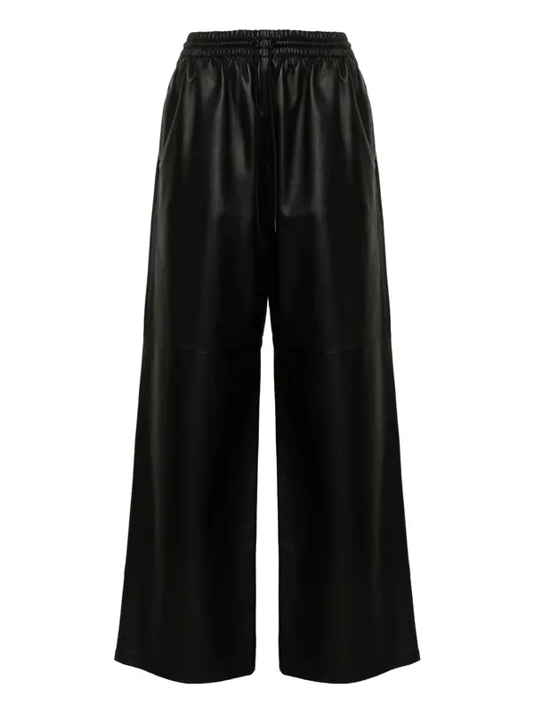 Wardrobe.NYC High-waist Wide-leg Trousers - Black