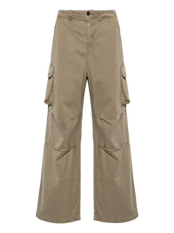 Our Legacy Mount Cargo Wide-leg Trousers - Green