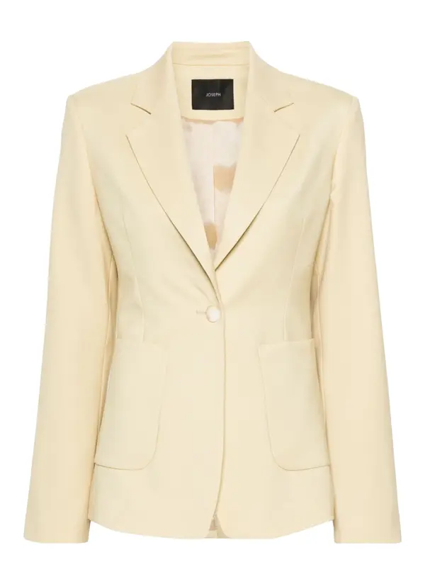 JOSEPH Glenview Single-breasted Blazer - Neutrals