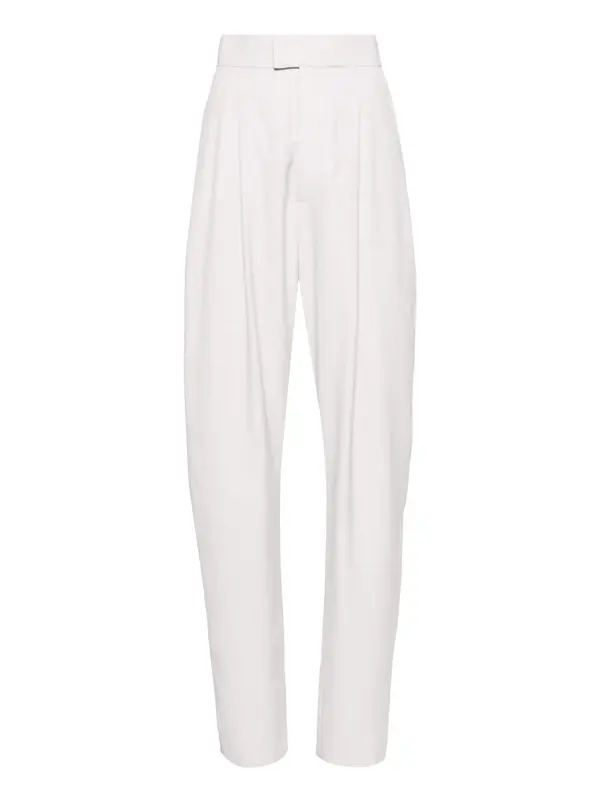 REV Enya High-waisted Tailored Trousers - Grey