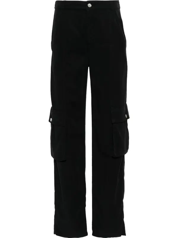 Moschino Straight-leg Cargo Trousers - Black