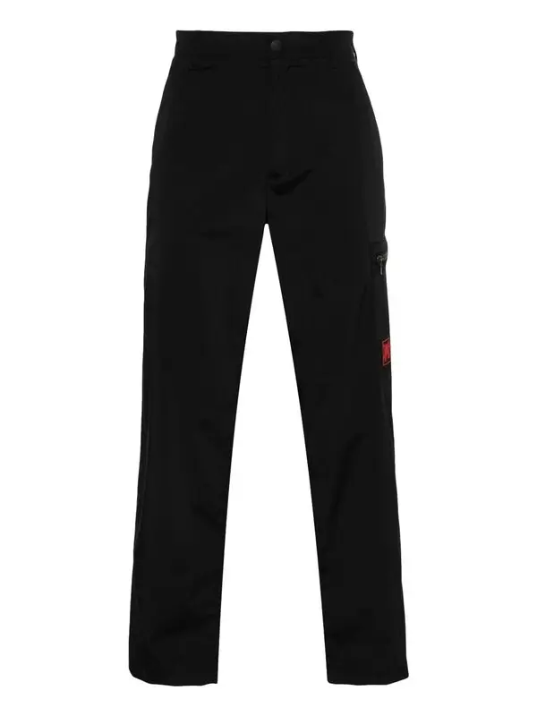 Palm Angels Loose-fit Shell Trousers - Black