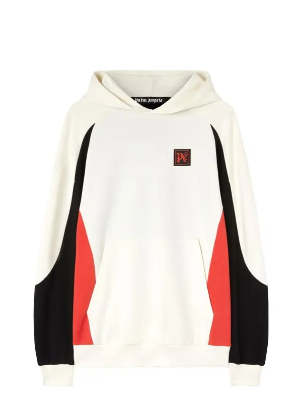 Palm Angels Paxhaas Color-block Hoodie - White