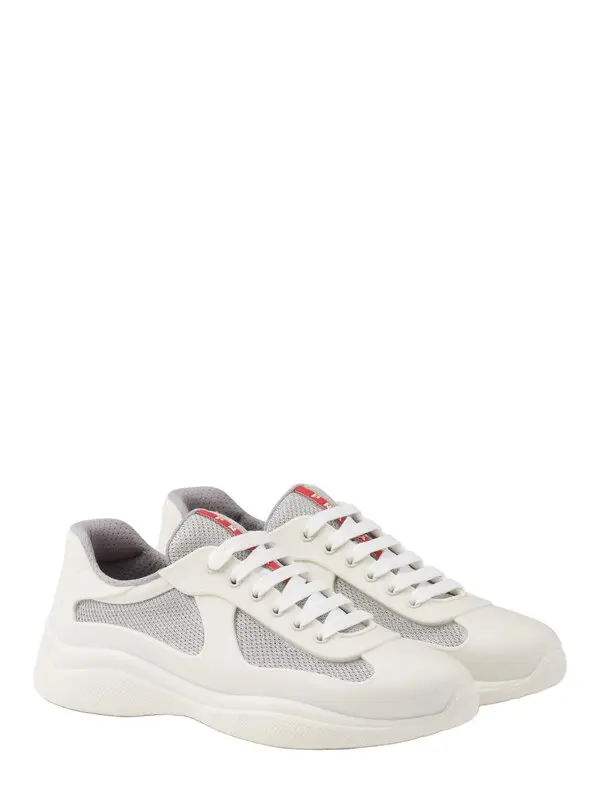 Prada America's Cup Sneakers - Cream