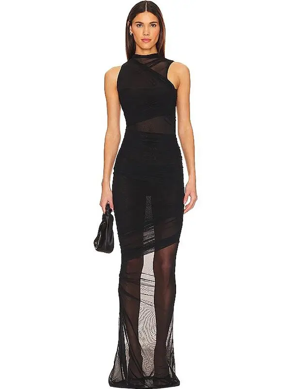 SEROYA Ronnie Dress - Black