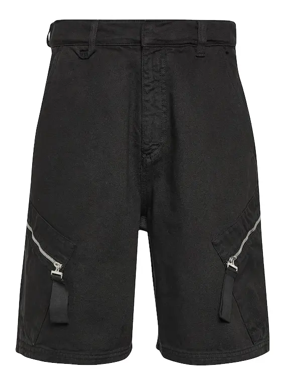 Jacquemus Le Short Marrone Cotton Cargo Shorts - Black