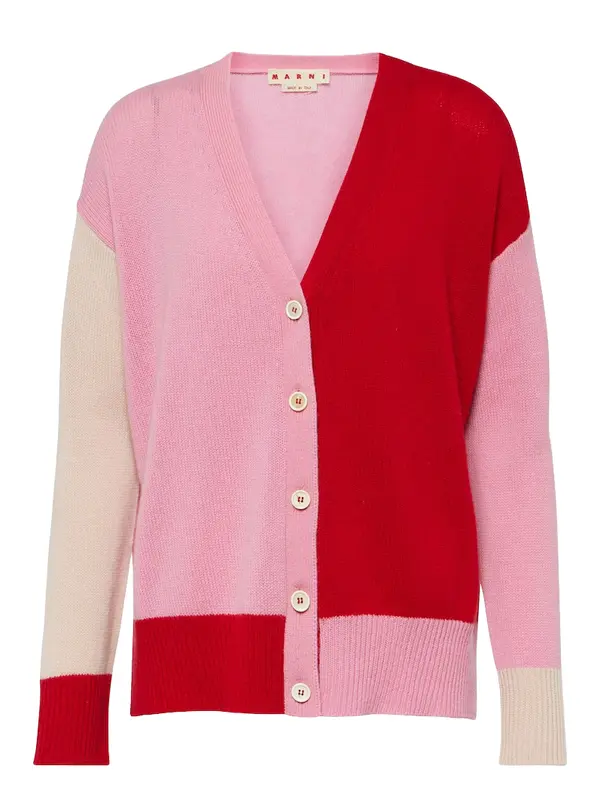 Marni Cashmere Cardigan - Multicoloured
