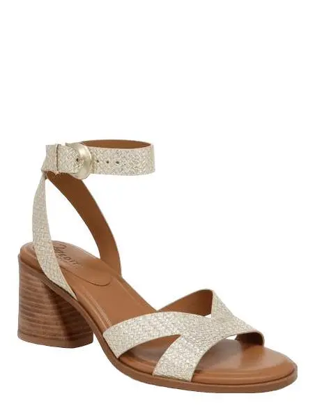 27 EDIT NATURALIZER Yumi Ankle Strap Sandal - Cremosa Taupe Leather