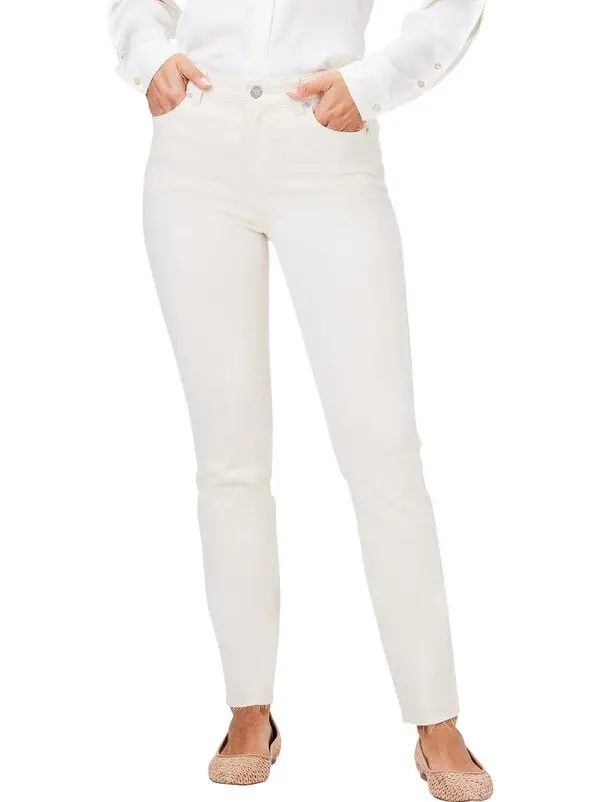 NIC+ZOE Ankle Straight Leg Jeans - Canvas