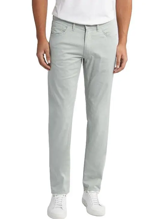 BRAX Chuck Slim-fit Five-pocket Pants - Avocado
