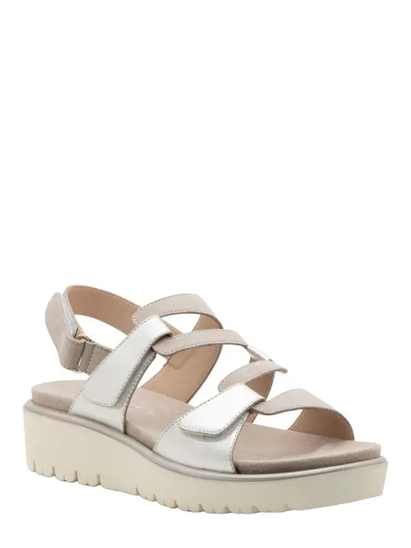 ARA Bayview Strappy Sandals - Sand And Platinum