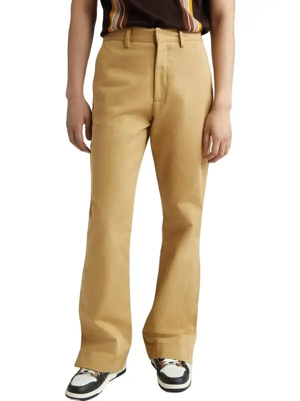 Amiri Kick Flare Chinos - Sepia Tint