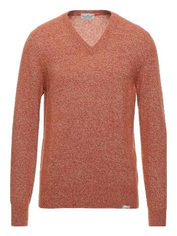 BROOKSFIELD Sweater Size Virgin Wool, Polyamide - Rust