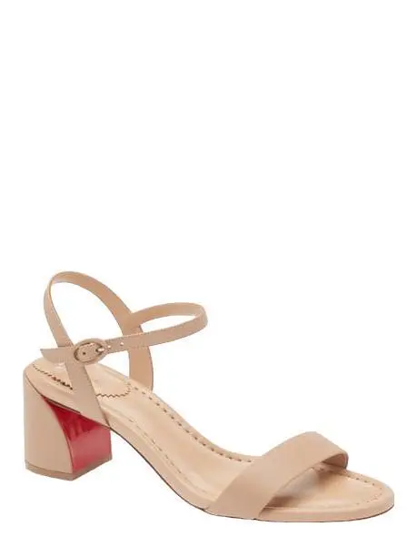 CHRISTIAN LOUBOUTIN Miss Jane Sandal - Blush/ Lin Blush