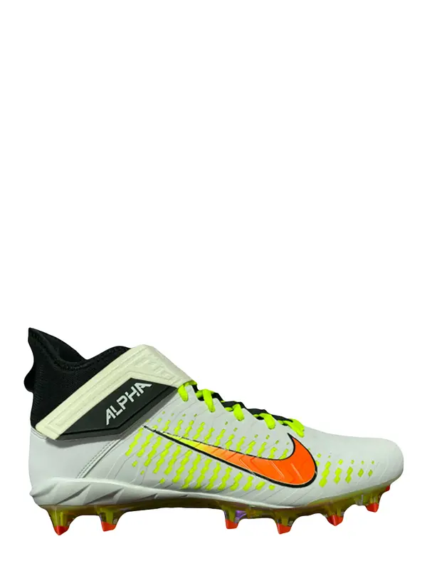 Nike Alpha Menace Pro 2 Mid Wide Athletic Shoe - White