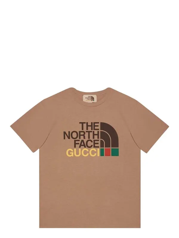 Gucci X The North Face T-shirt 'camel - Tan