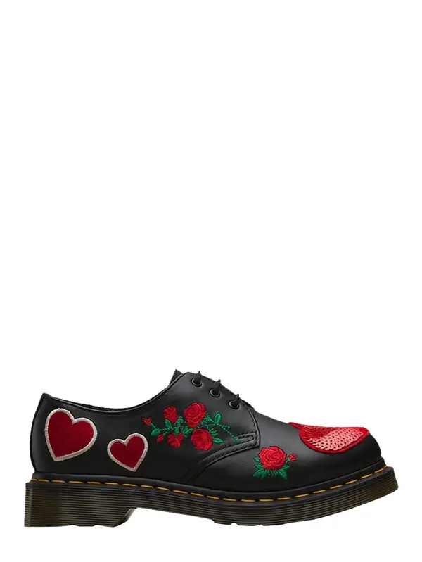 Dr. Martens 1461 'sequin Hearts' Oxfords - Black