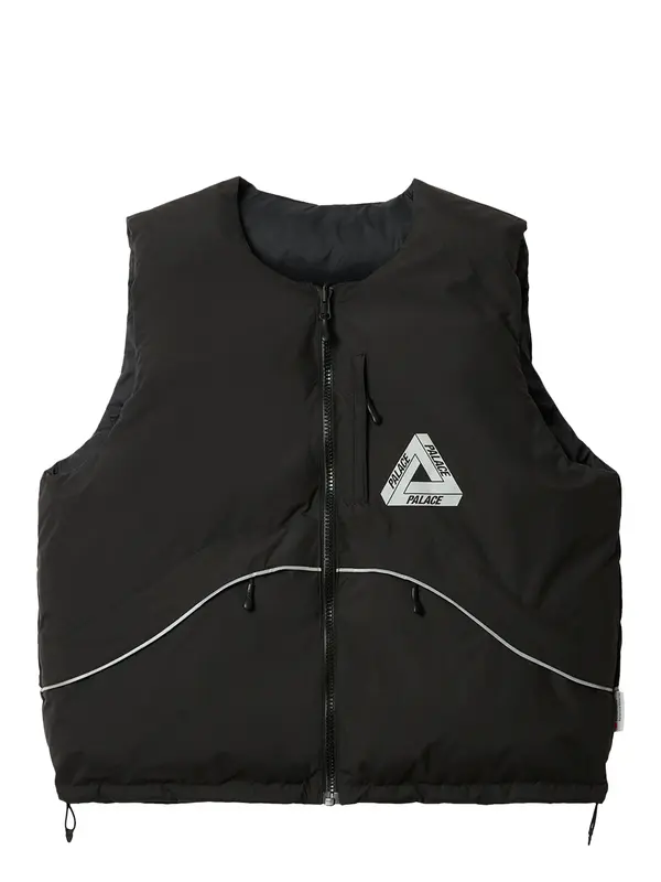 PALACE P-tech Reversible Puffa Vest - Black