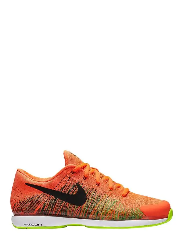 Nike Zoom Vapor Flyknit Athletic Sneakers - Orange